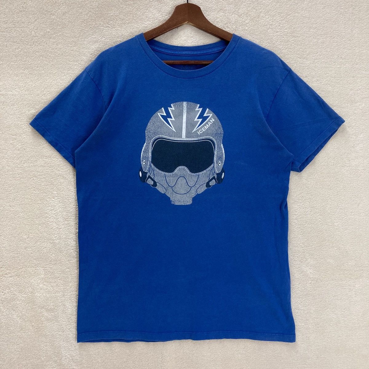 Cartoon Network 🔥 TOP GUN ICEMAN HELMET TSHIRT | Grailed