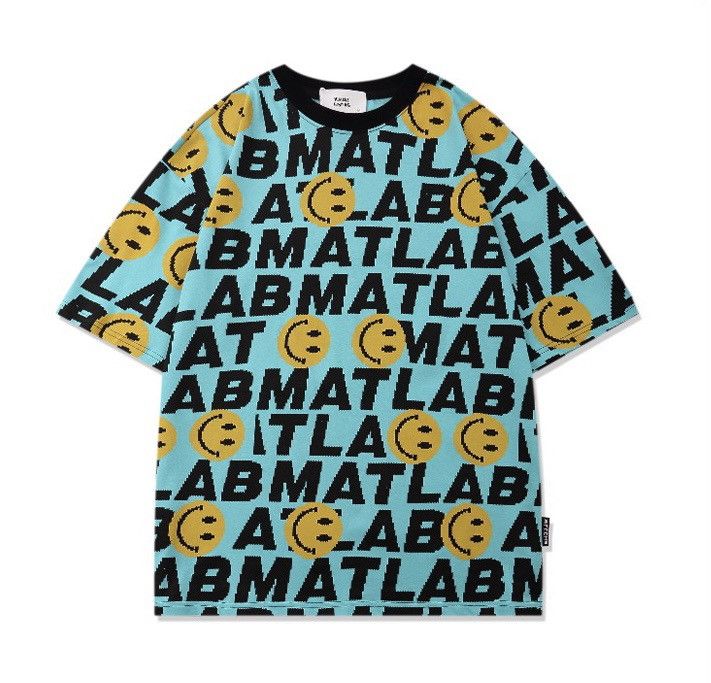 Very Rare New Smiley Print Matlab Tshirt Unisex Spring Summer | Grailed