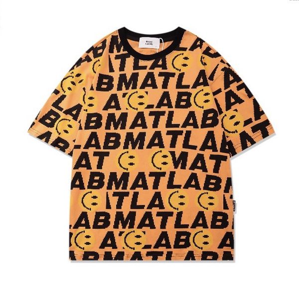 Very Rare New Smiley Print Matlab Tshirt Unisex Spring Summer | Grailed