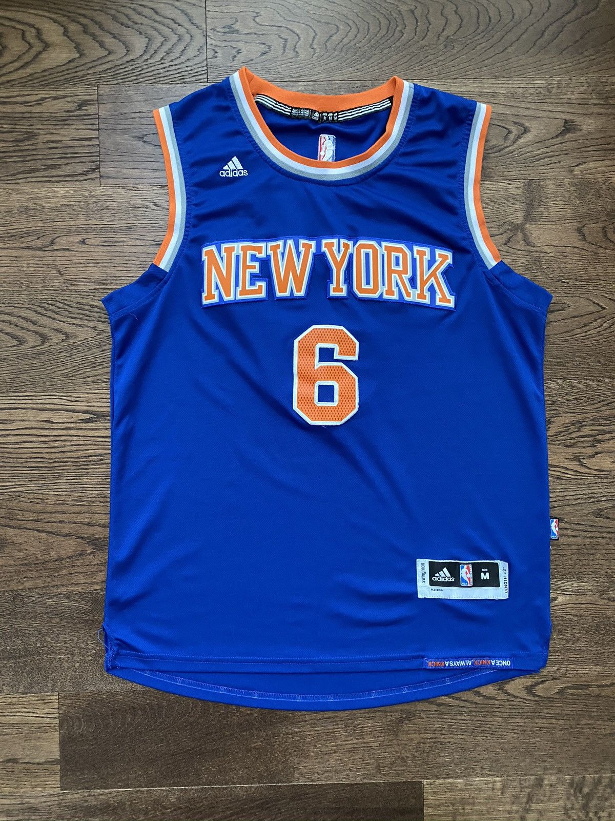 Adidas × NBA Adidas New York Knicks Kristaps Porzingis Jersey | Grailed