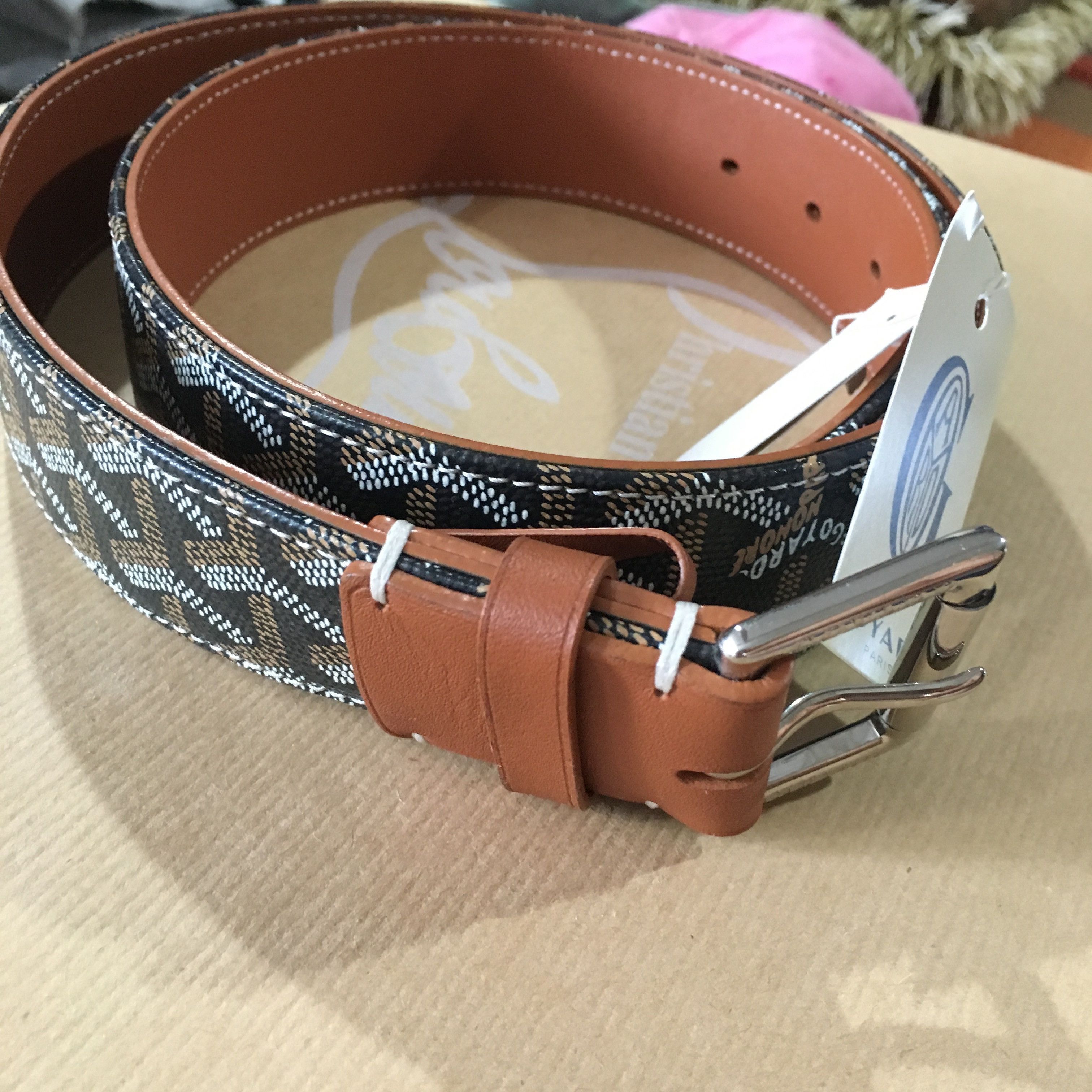 Goyard Black Goyard Belt | Grailed