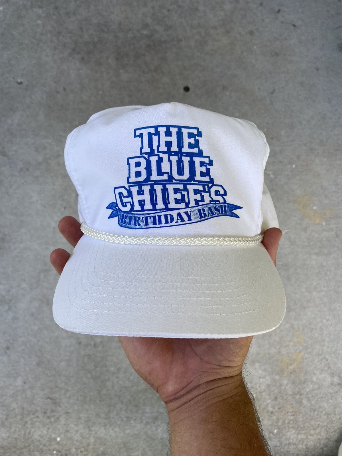 Trucker Hat × Vintage Vintage Rope Blue Chiefs Hat | Grailed