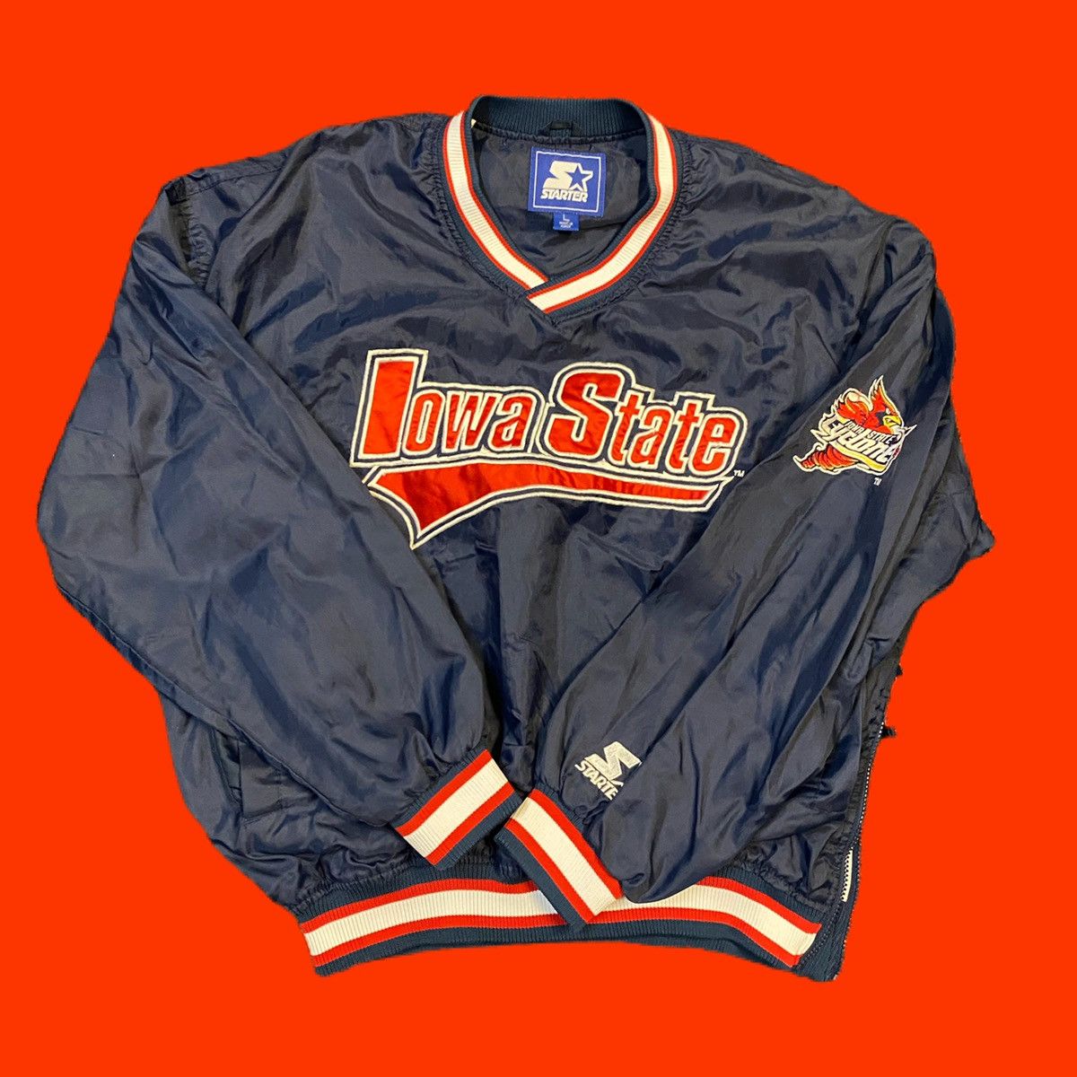 Starter × Vintage Vintage Starter Iowa State Pullover Jacket | Grailed