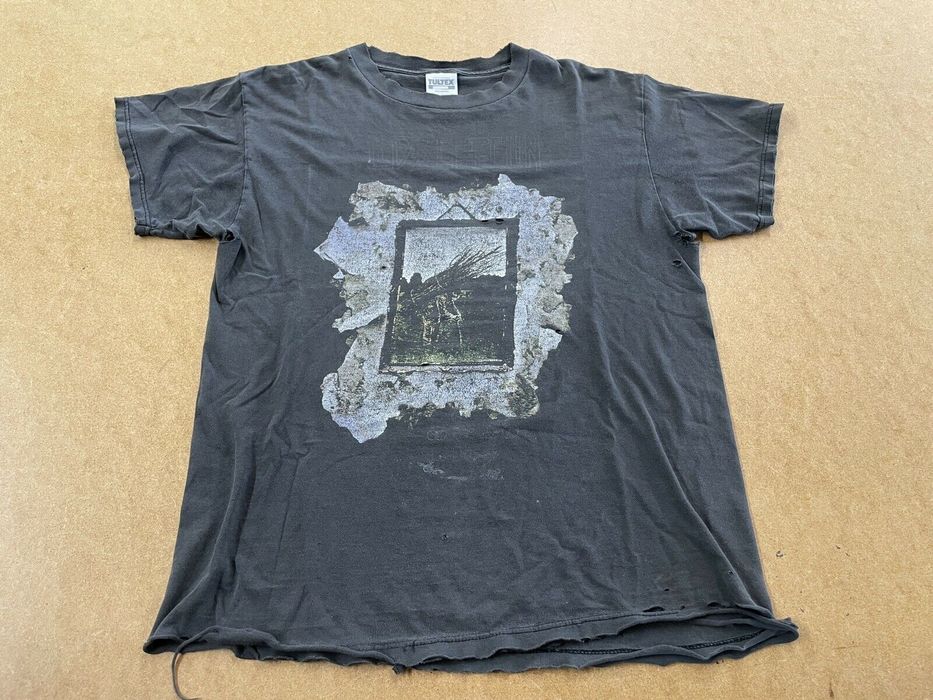 Vintage Vintage Led Zeppelin 4 Album Man with Sticks Tee Large | Grailed