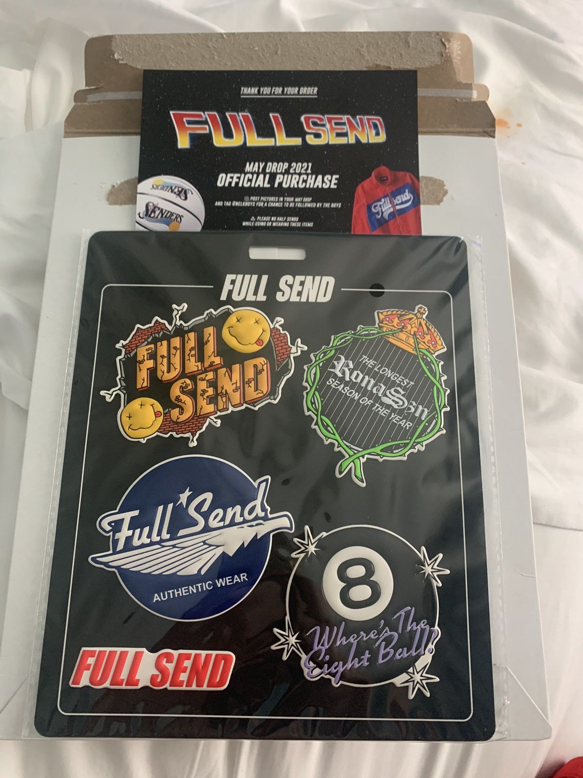 Full Send by Nelk Boys Full send nelk boys sticker pack | Grailed