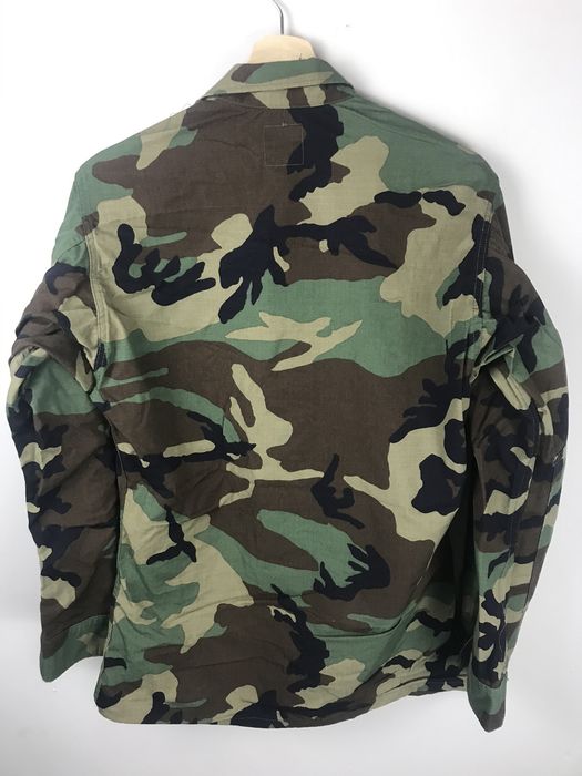 Vintage Vintage Military BDU Woodland Camo Overshirt | Grailed