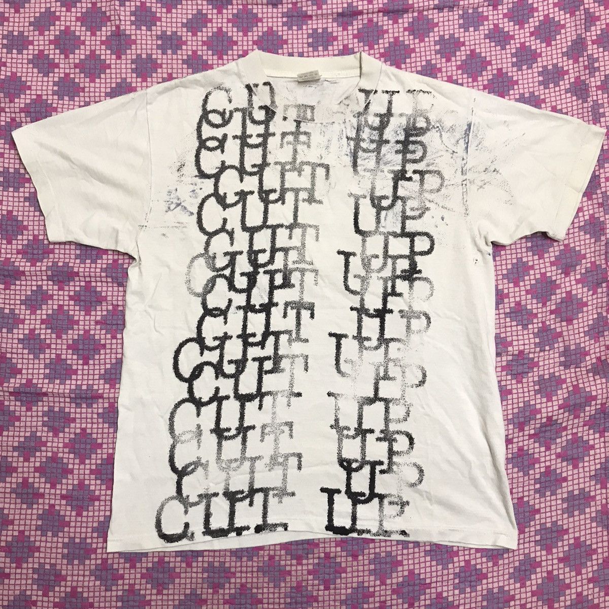 Number (N)ine Vintage Number Nine Cut Up Full Print T Shirt | Grailed