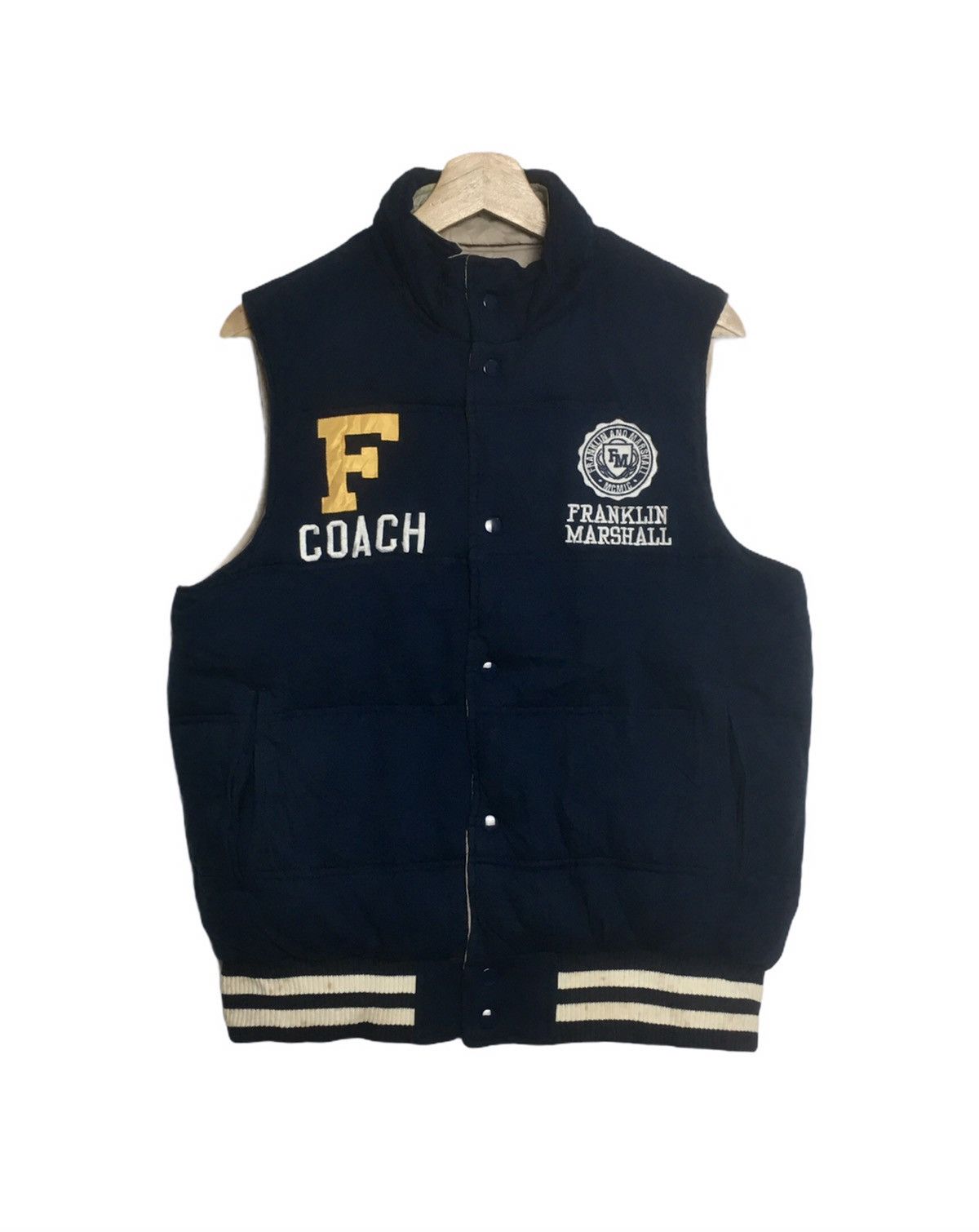Franklin & Marshall × Varsity Jacket Franklin Marshall Reversible ...