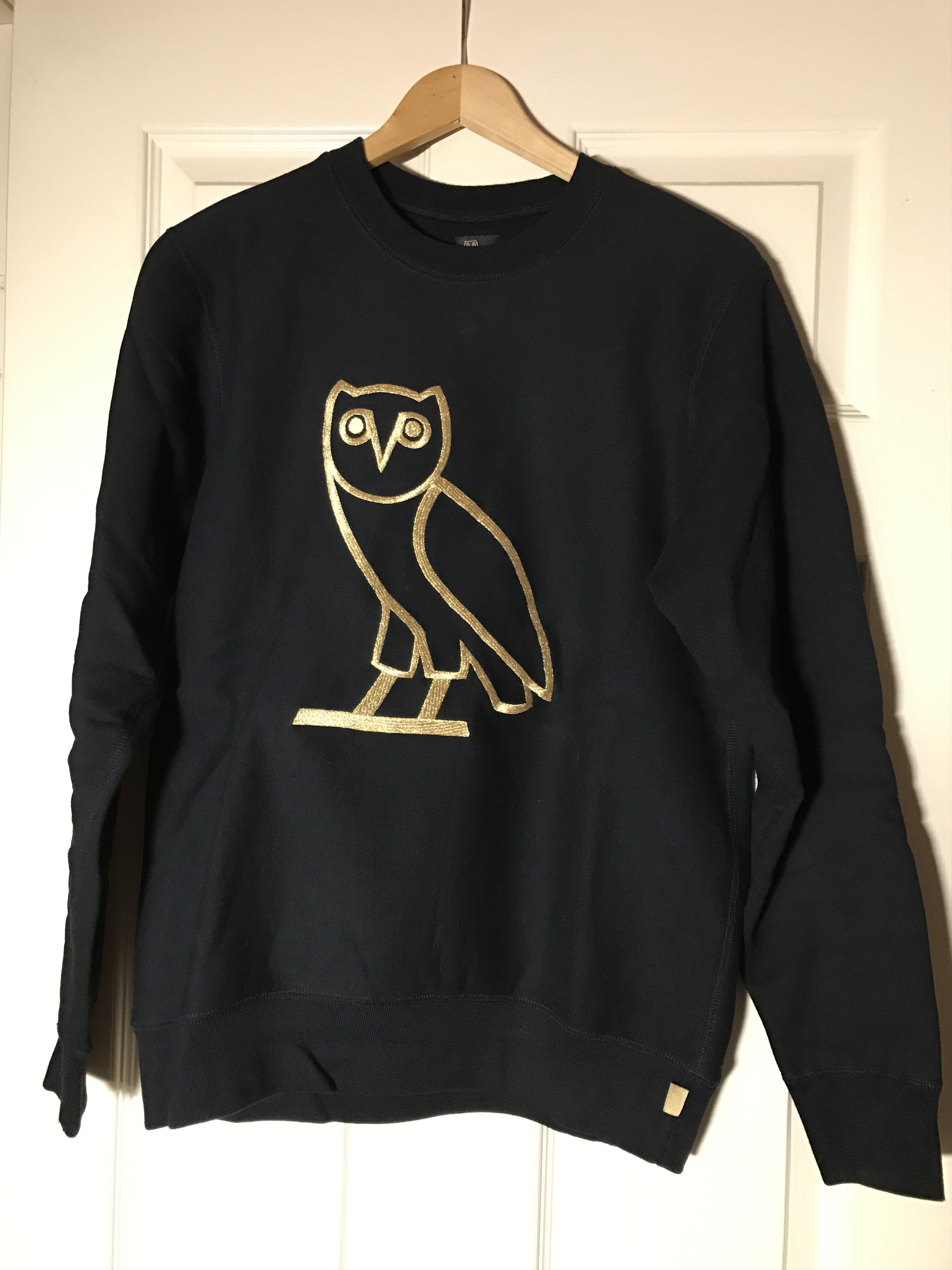 Octobers Very Own Classic OVO Owl Crewneck - Black | Grailed