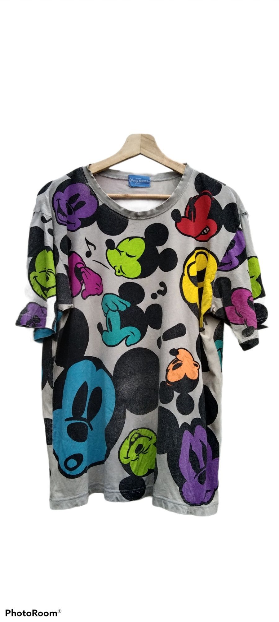 Mickey Mouse DISTRESSED MICKEY FULL PRINT CHARACTER | Grailed