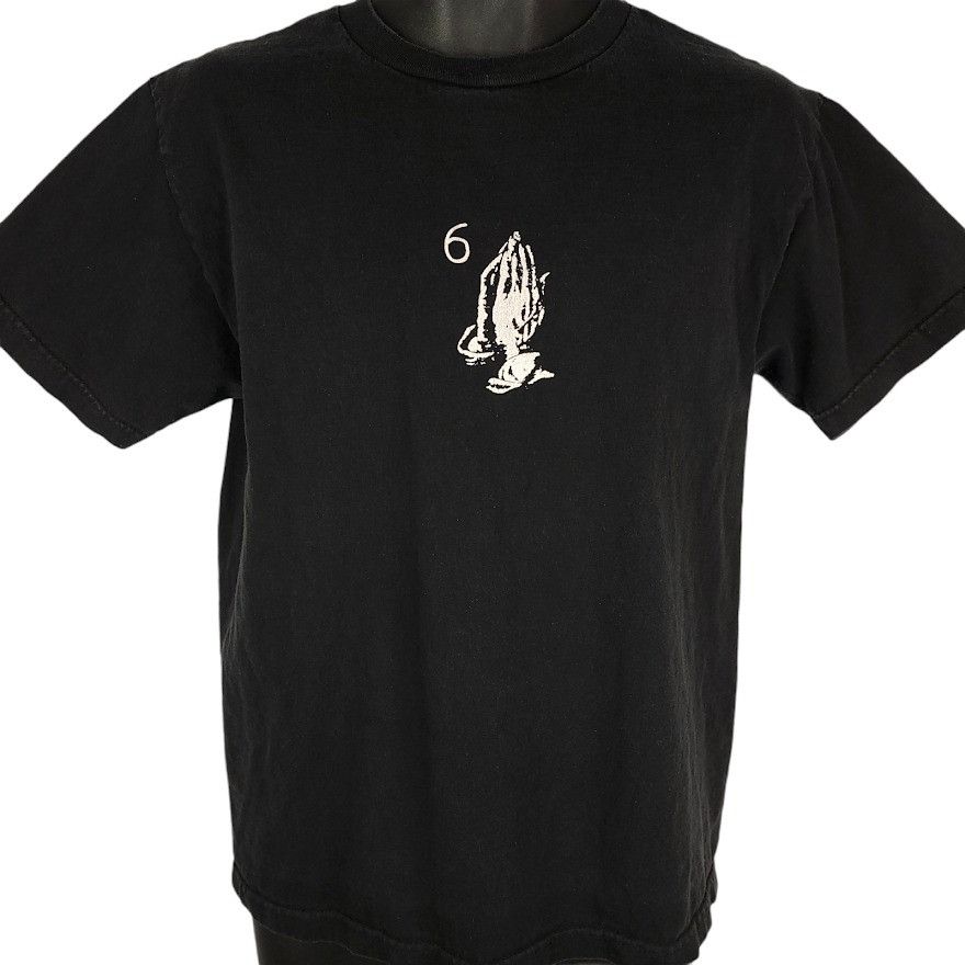 Other Drake 6 God T Shirt Praying Hands Six Hip Hop Rap Albrecht | Grailed