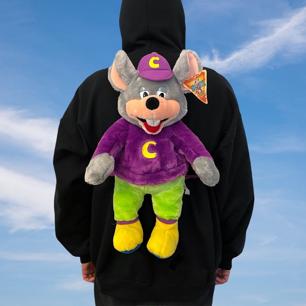 Vintage Vintage New W/ Tags 2000 Chuck E Cheese 18”Plush Backpack | Grailed