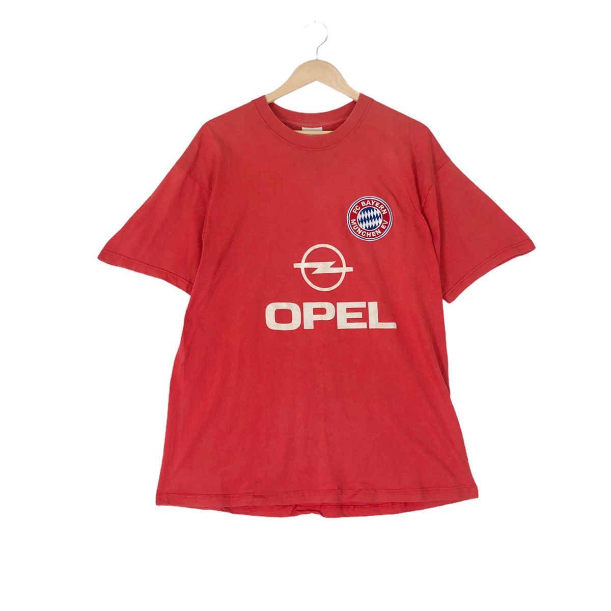 Soccer Jersey × Vintage Vintage 90s Bayern Munich Supporters T Shirt ...