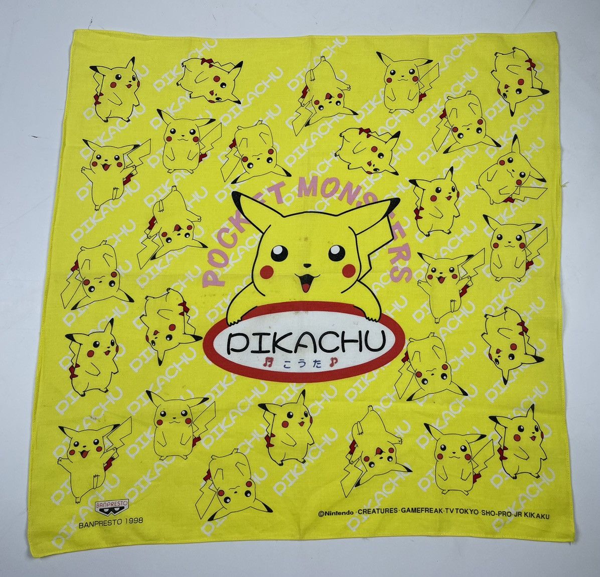 Movie pikachu bandana handkerchief neckerchief | Grailed