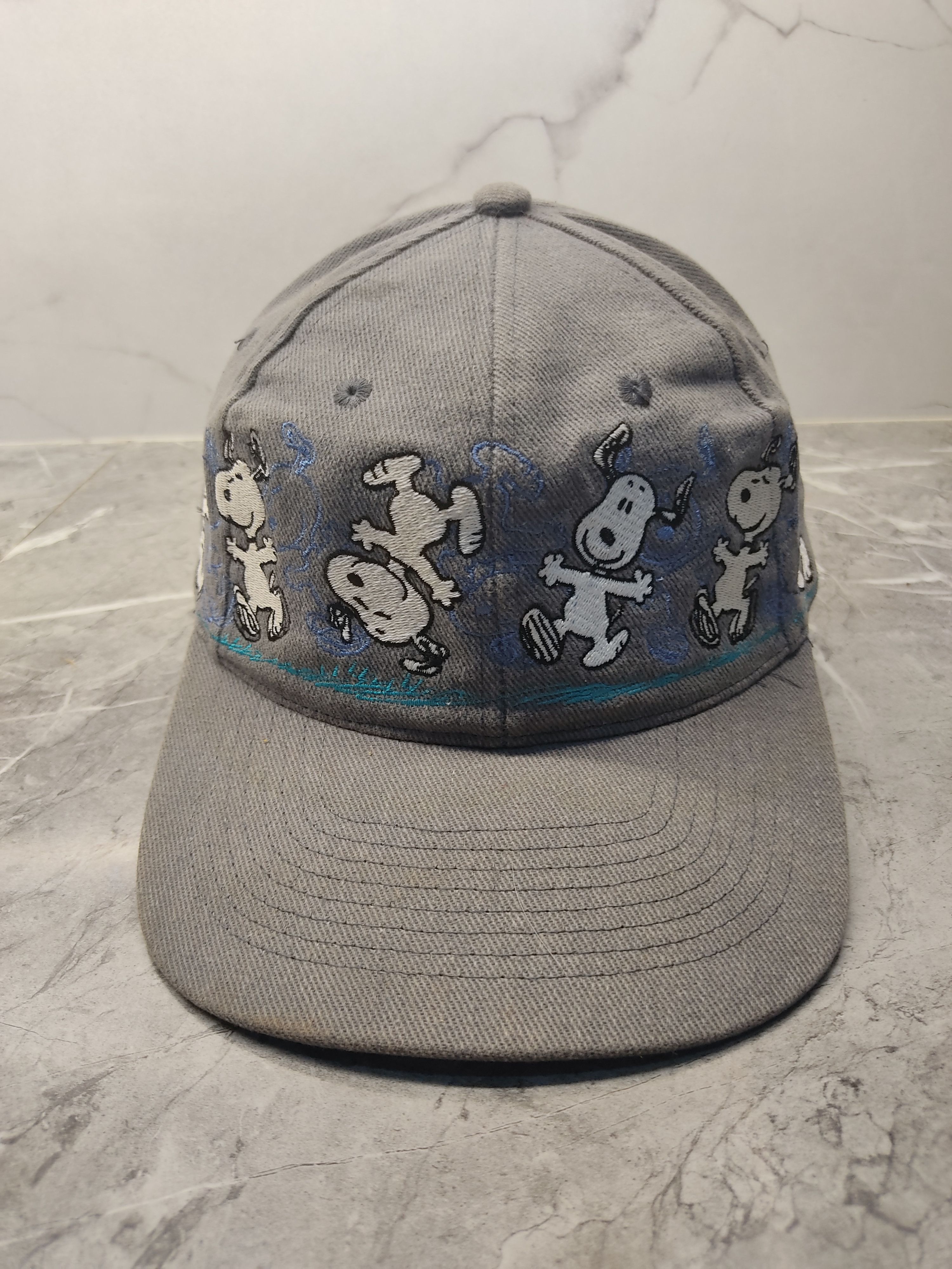 Vintage 🔥 Vintage Snoopy Big Logo Peanuts Cap Hat | Grailed
