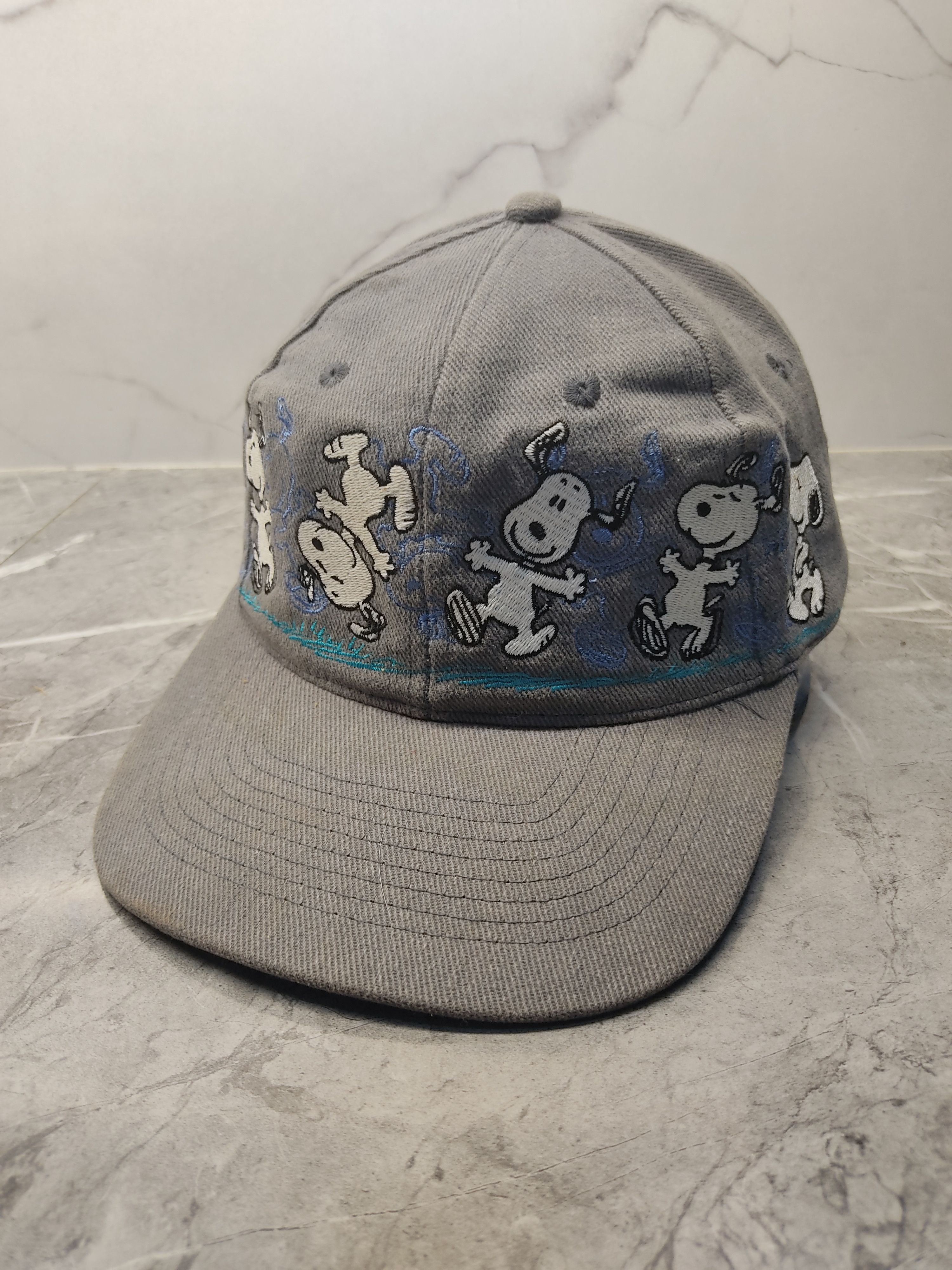 Vintage 🔥 Vintage Snoopy Big Logo Peanuts Cap Hat | Grailed