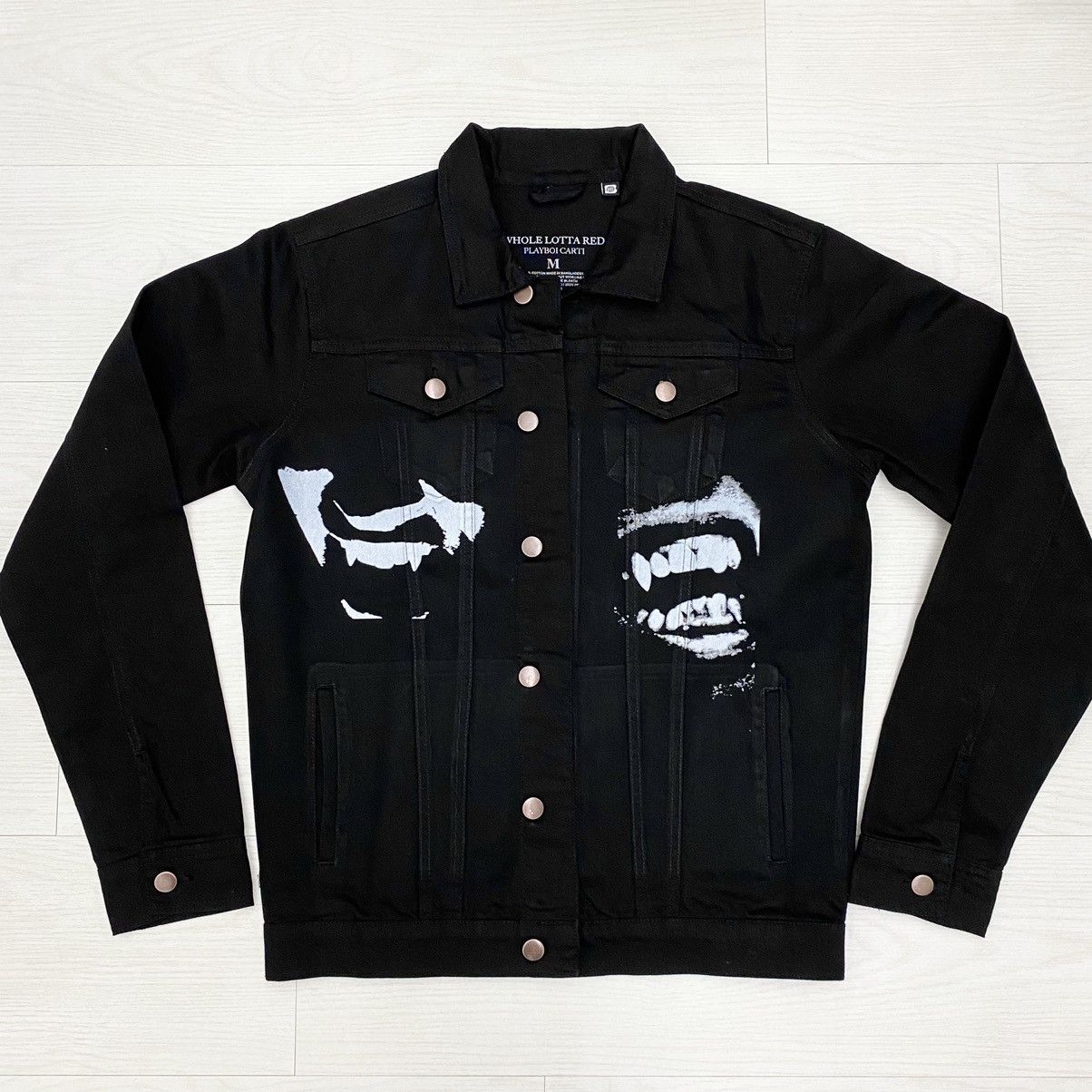 Playboi Carti Playboi Carti whole lotta red denim jacket WRL Merch ...