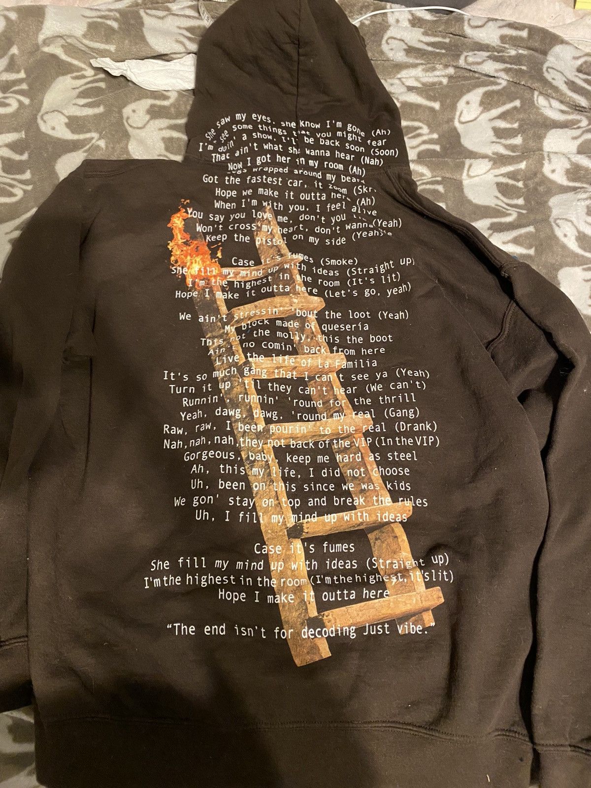 Travis Scott Travis Scott highest in the room flaming ladder lyric ...