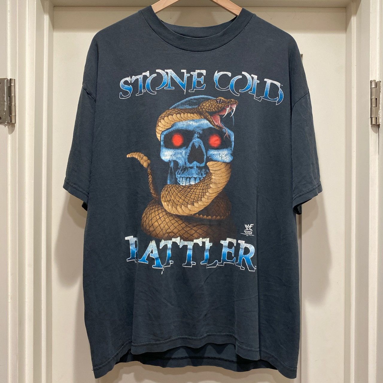 Vintage Vintage 90s stone cold rattler WWF stone cold Steve Austin t ...
