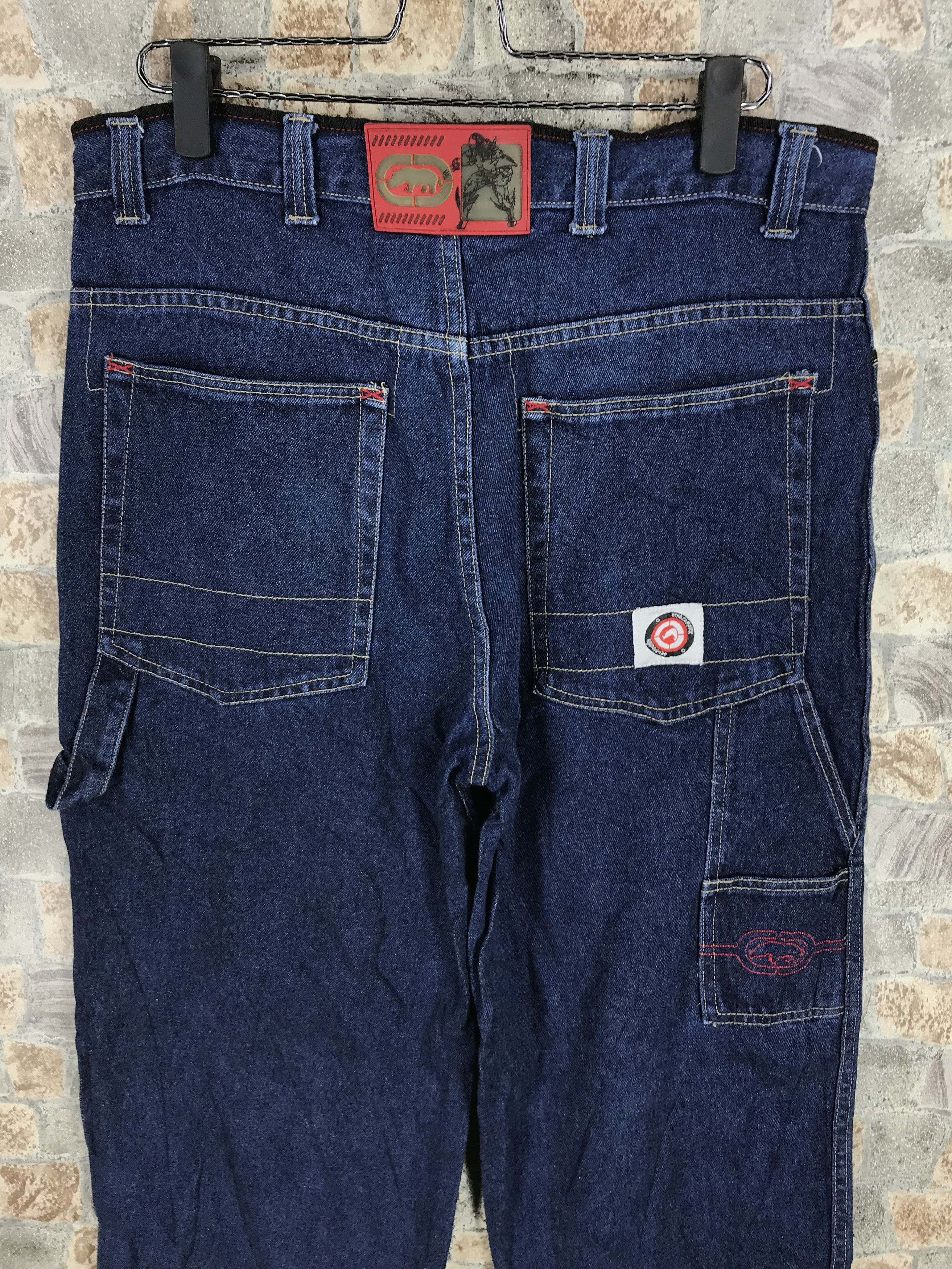 Ecko Unltd. ECKO FUNCTION Baggy Jeans Hip Hop 90s Style Blue Denim ...