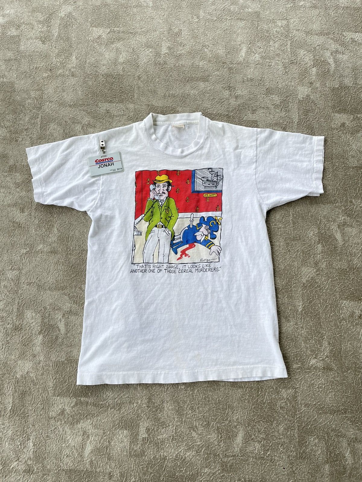 Streetwear × Vintage Vintage 90’s Captain Crunch Comedy Tee | Grailed