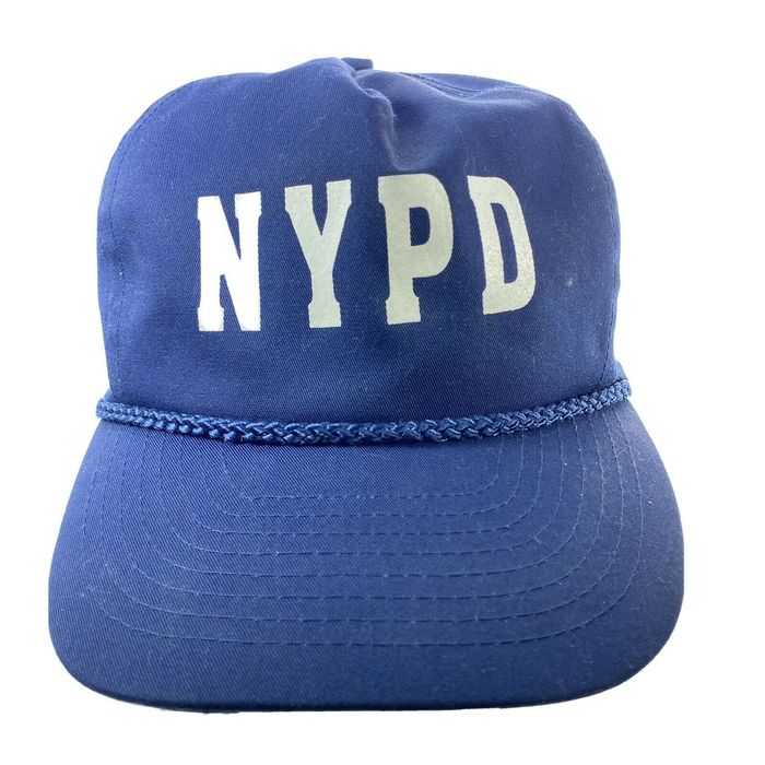 Vintage NYPD Rope Hat Vintage Blue Cotton Made in USA | Grailed