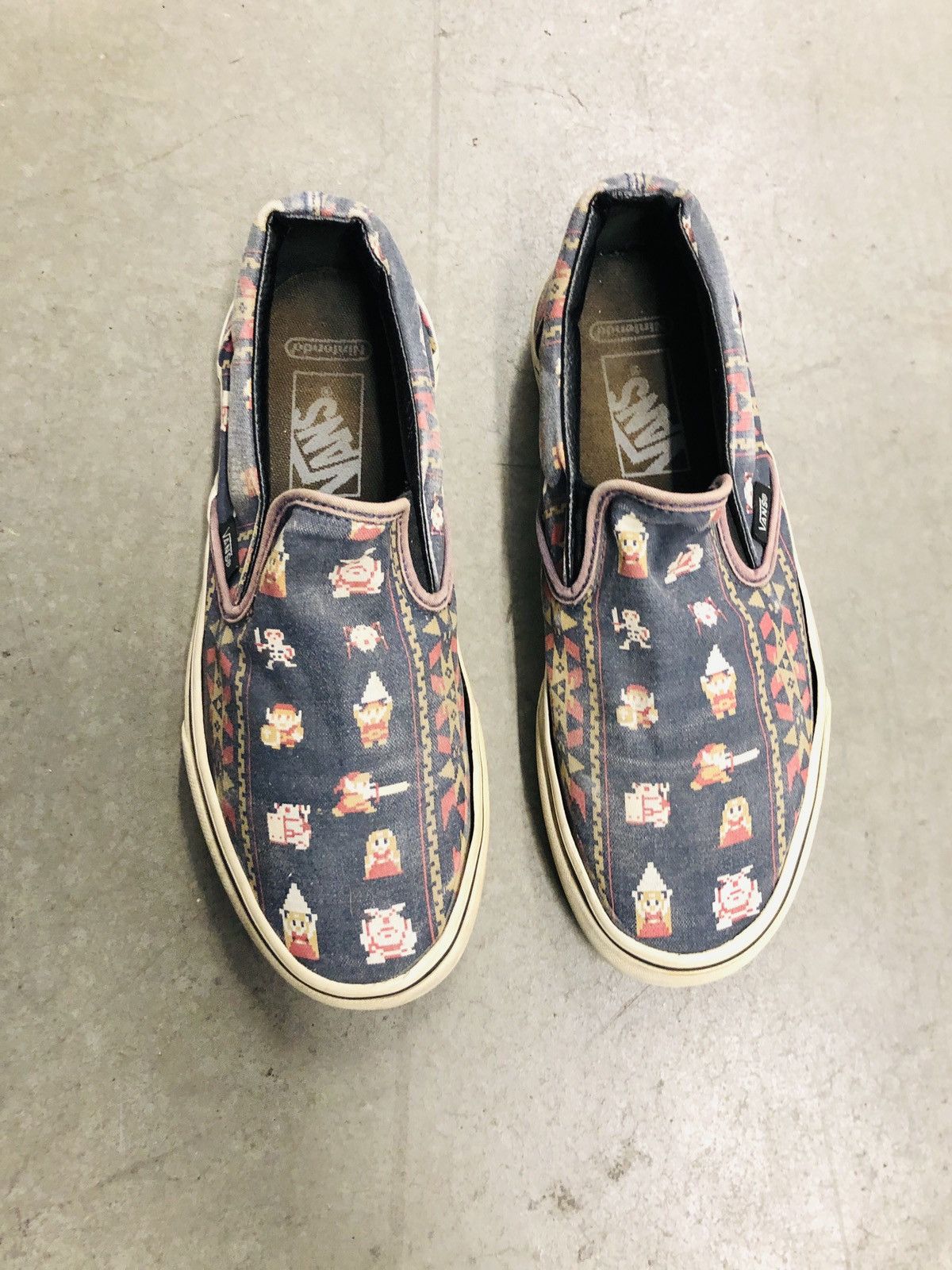 Nintendo × Vans × Vintage Vans x Zelda x Nintendo slip on shoes 6.5 ...