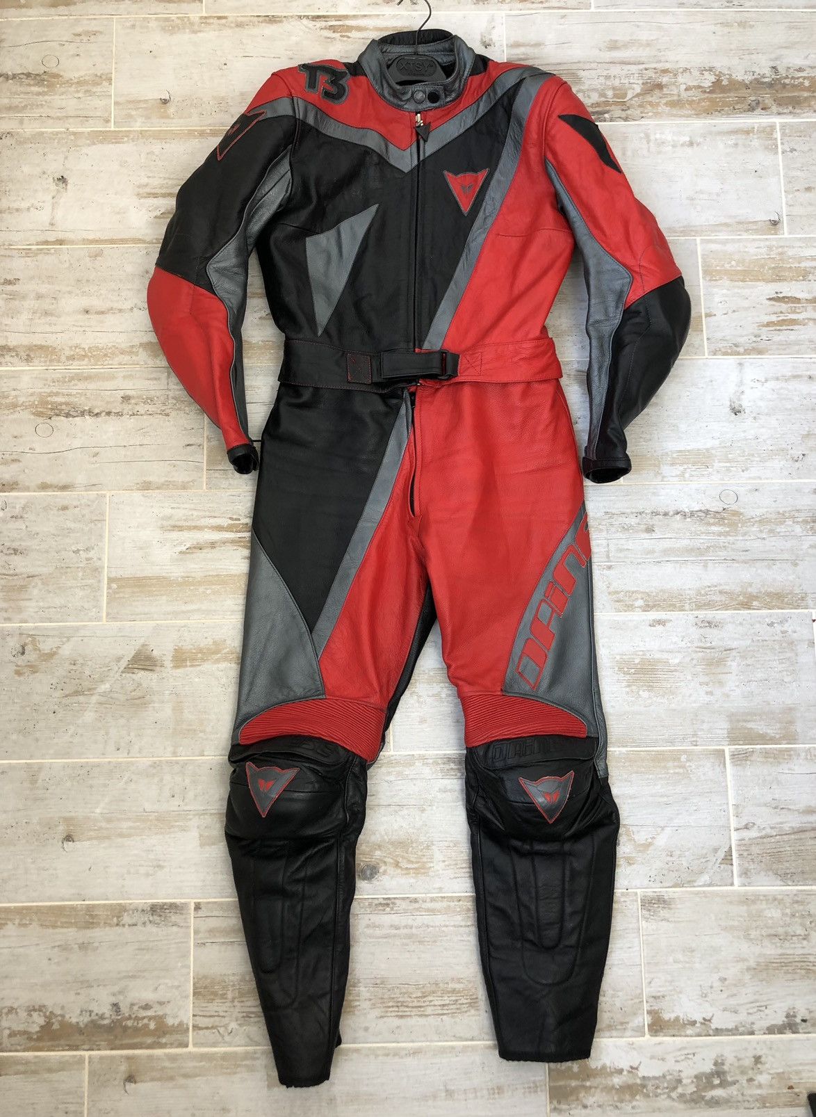 Dainese Dainese T3 Motorcycle Motorbike Custom Leather Riding Suit ...