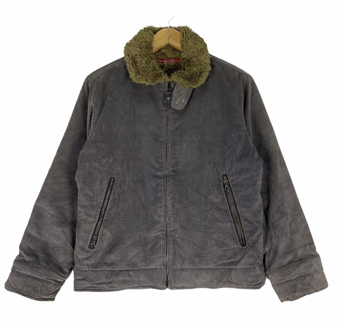 Japanese Brand × Red Cloud & Co. RED CLOUD Sherpa Corduroy Zipper ...