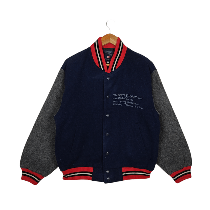 Varsity Vintage BVD Embroidery Wool Varsity Jacket | Grailed