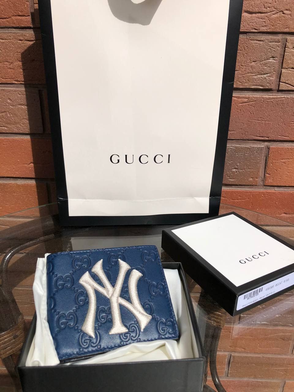 Gucci × MLB × New York Yankees RARE🔥Gucci NY Yankees Patch Royal Blue ...