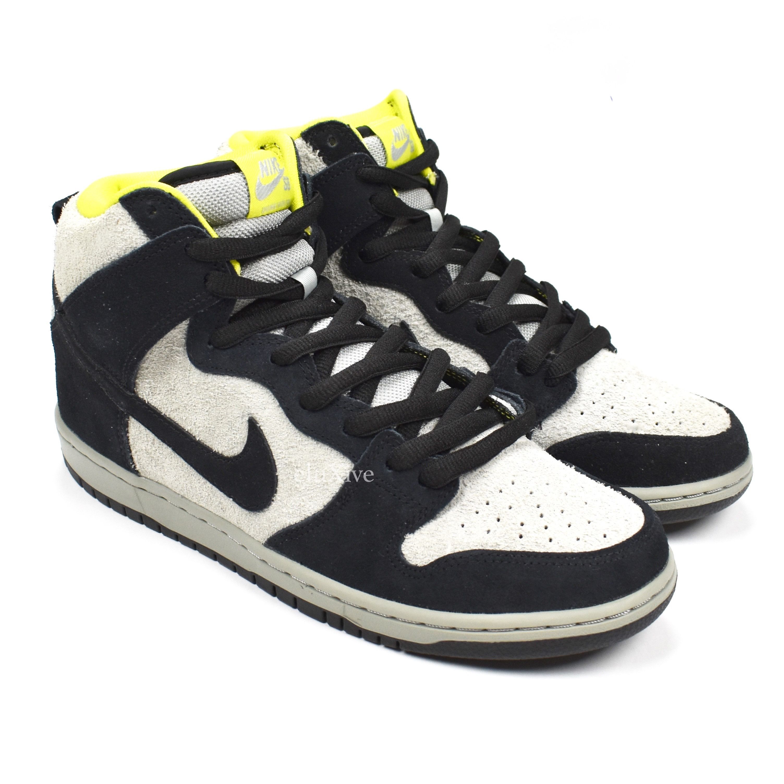 Nike Dunk High Pro SB Fuzzy Suede Base Grey Black DS | Grailed
