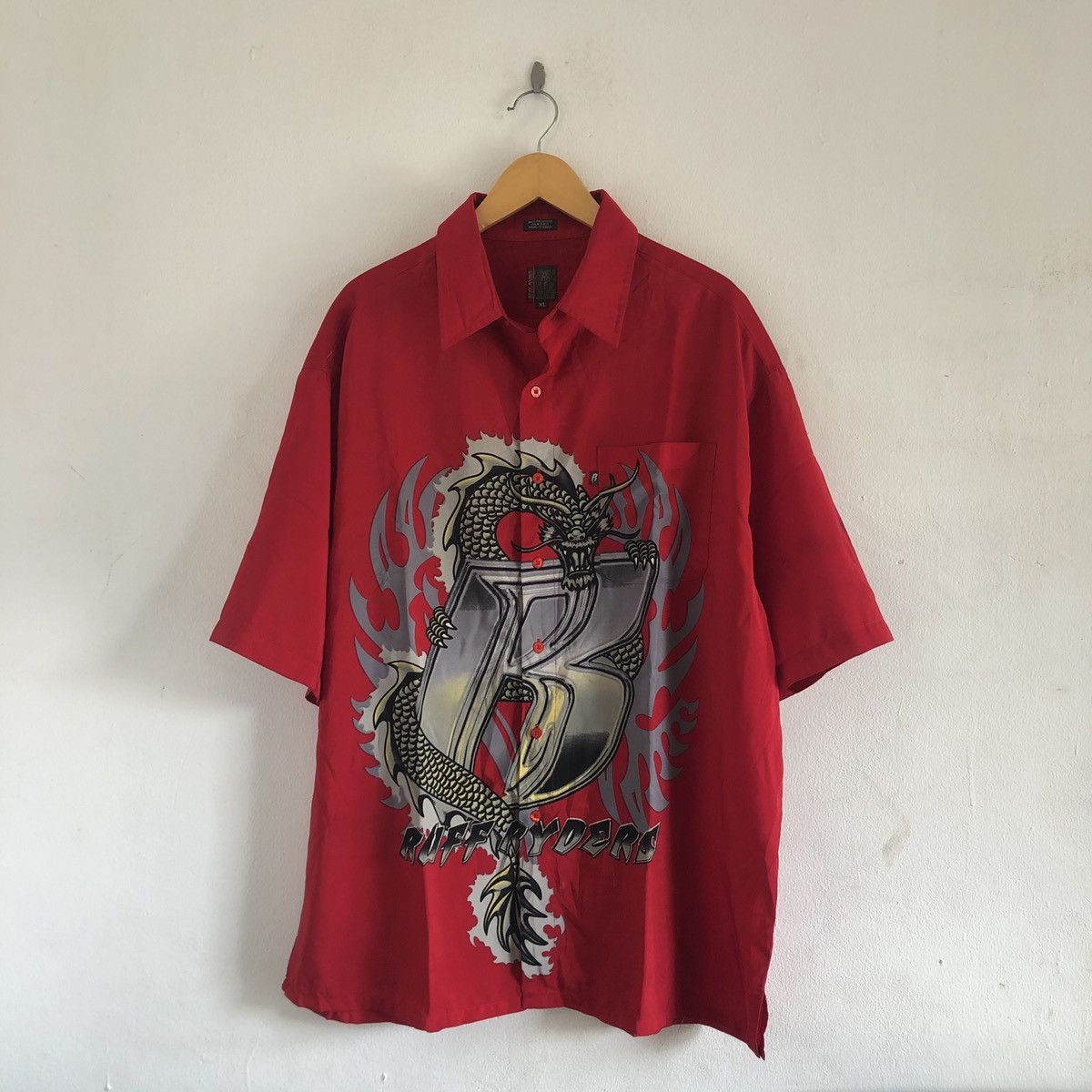 Vintage vintage Ruff Ryders dragon shirt | Grailed