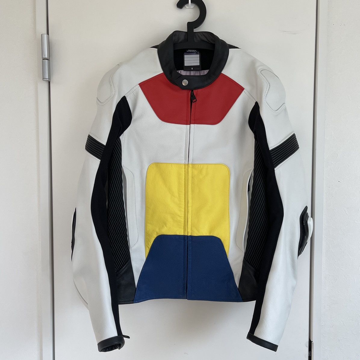 1017 ALYX 9SM × Alyx Alyx X Spidi Colour Block Leather Moto Jacket ...