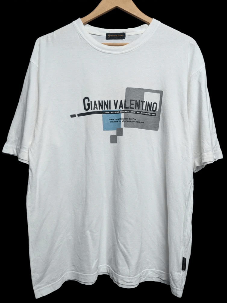 Valentino Gianni Velentino white tee | Grailed