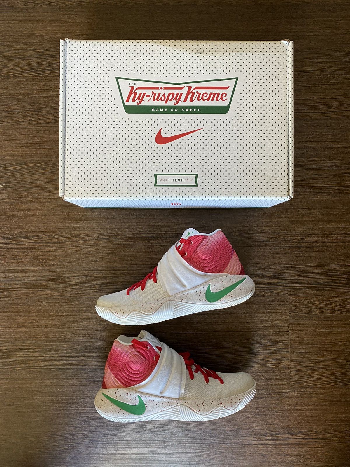 Jordan Brand × Nike Kyrie 2 “Ky-rispy Kreme” Special Box | Grailed