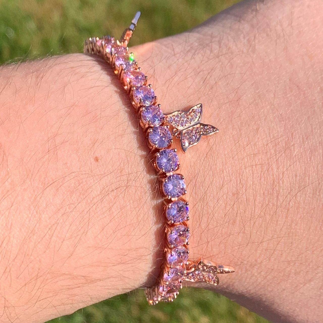 Jewelry × Streetwear Butterfly Bracelet | Butterfly Tennis Bracelet ...