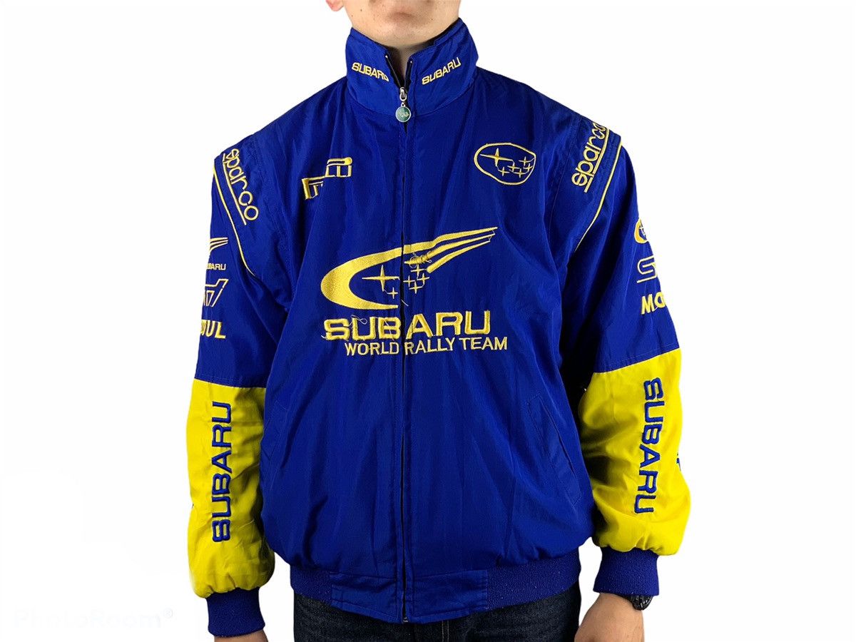 Racing × Vintage Vintage Subaru Racing Jacket World Rally Team | Grailed