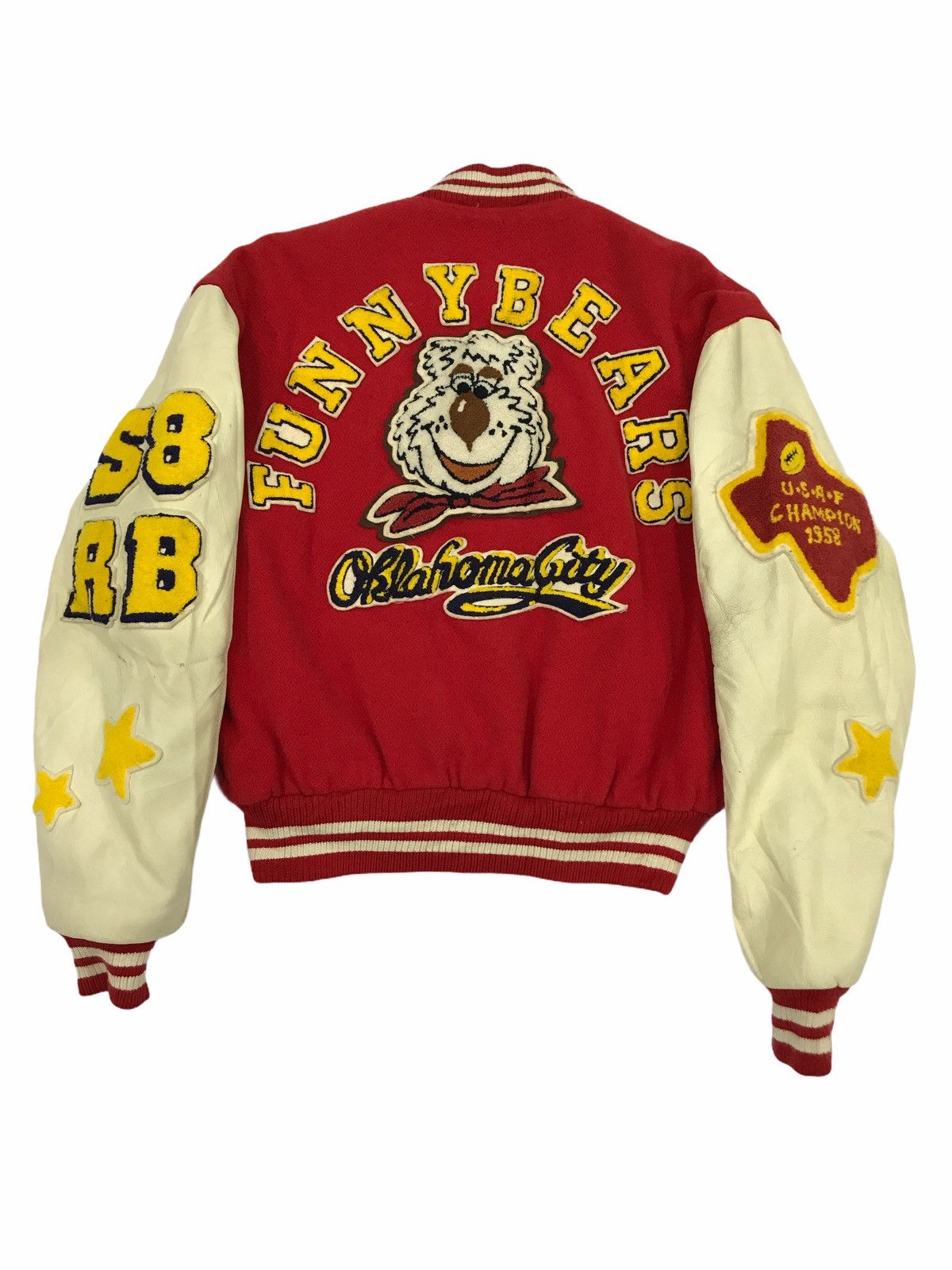 Varsity Jacket Funny Bears Letterman Varsity Jacket | Grailed