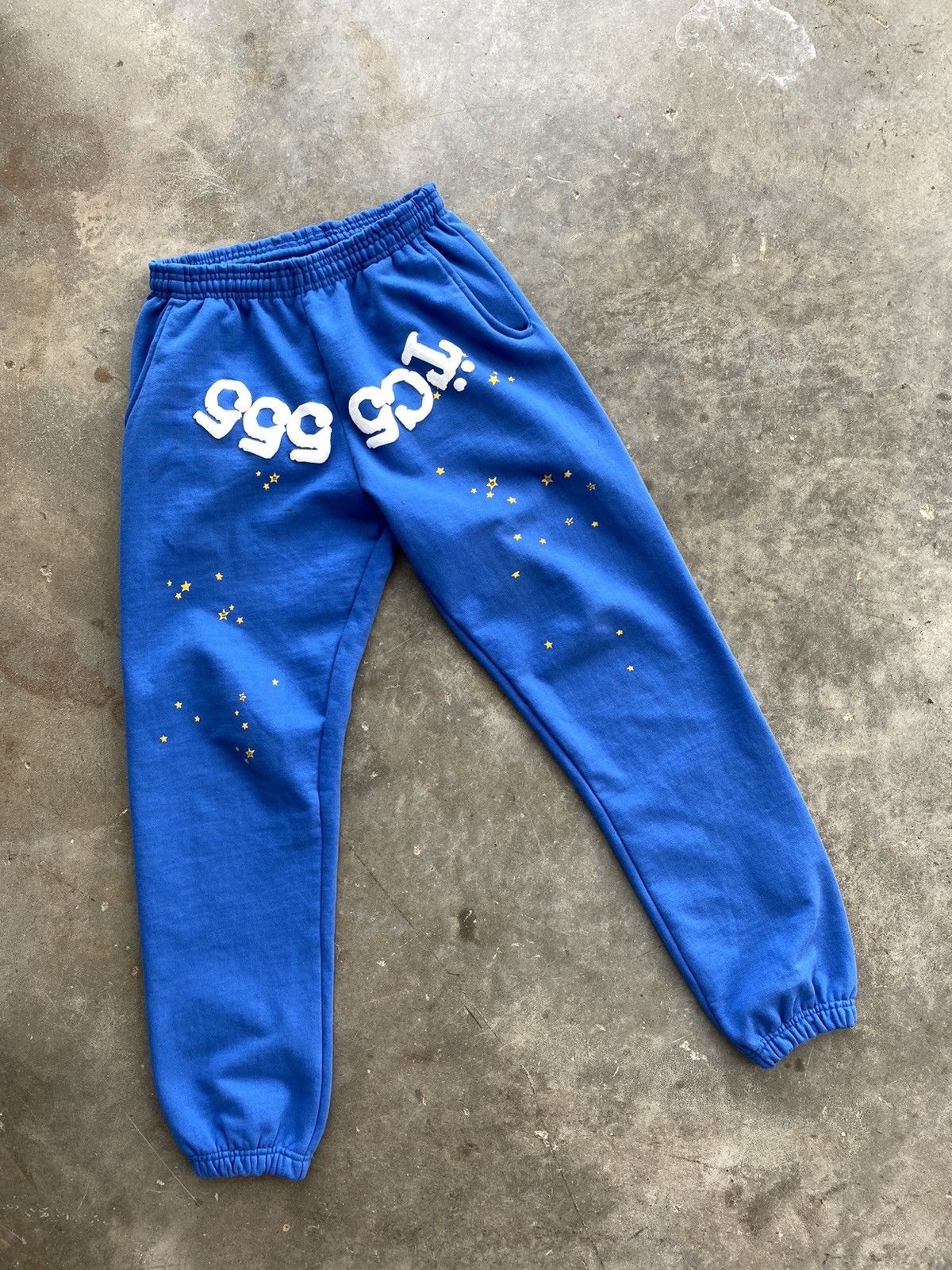 Spider × Young Thug Spider Worldwide Thug TC5 Sp5der Sweatpants Blue ...