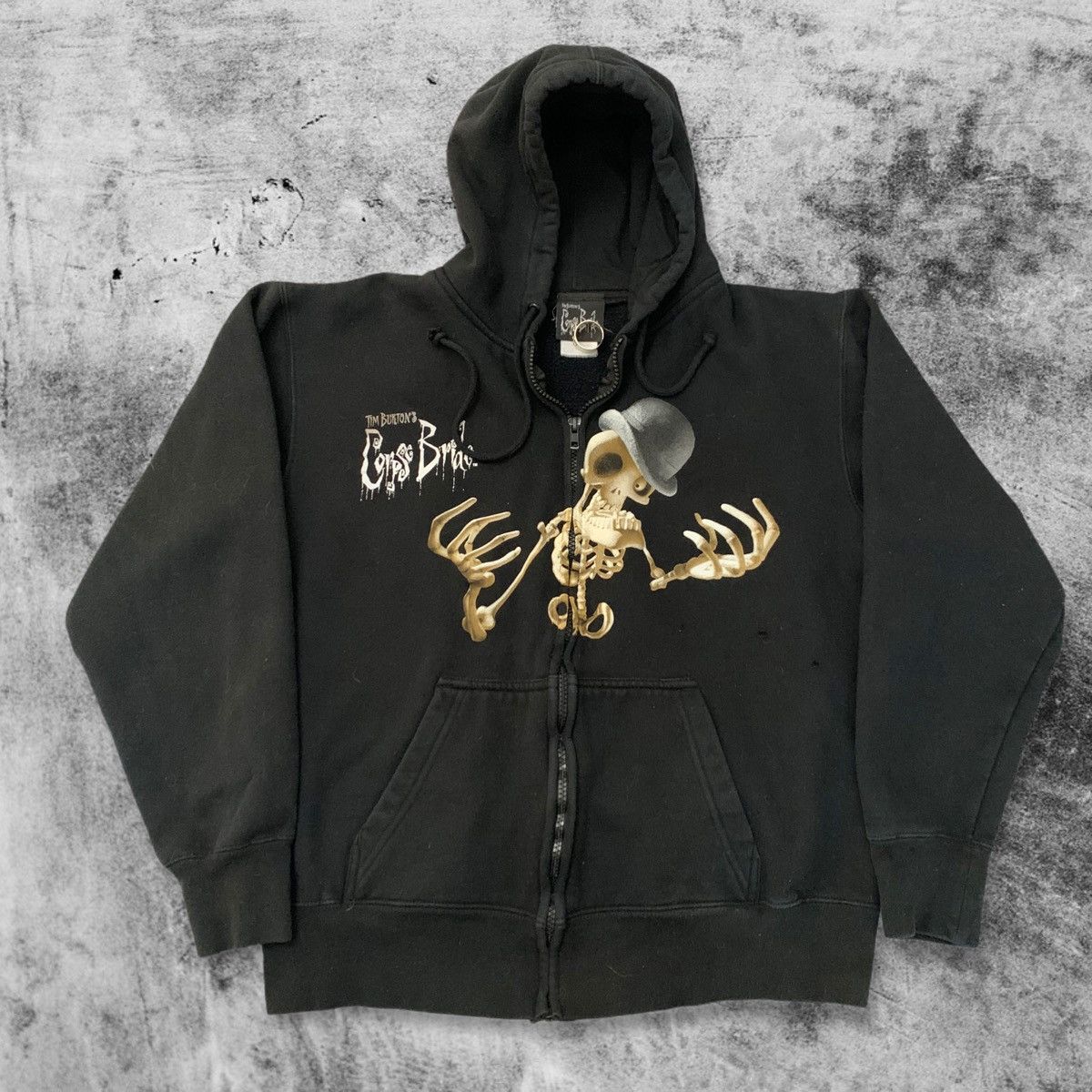Disney × Streetwear × Vintage SMALL Tim Burton's Corpse Bride Zip Up ...