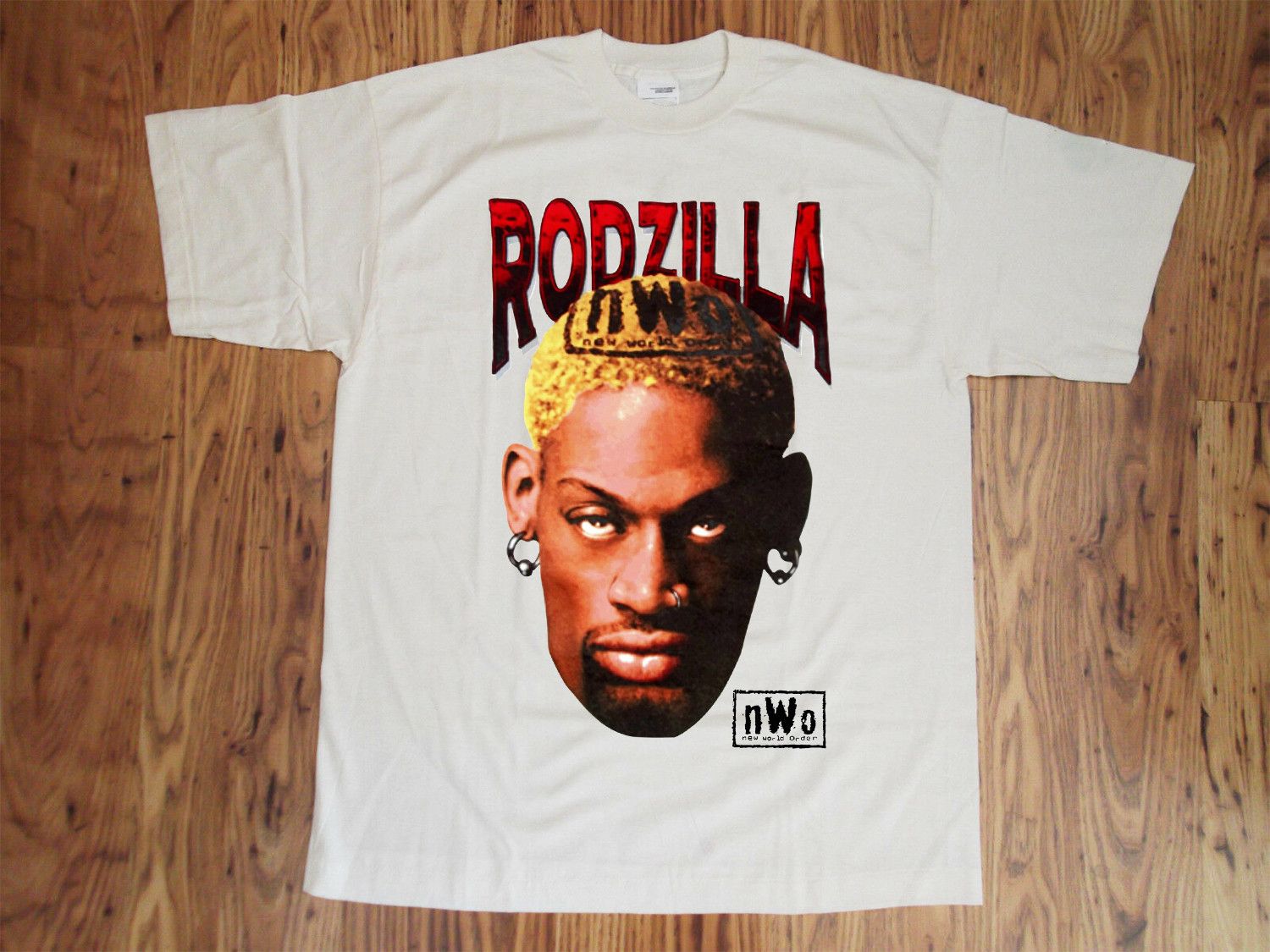 NBA Dennis Rodman Rodzilla T-shirt | Grailed