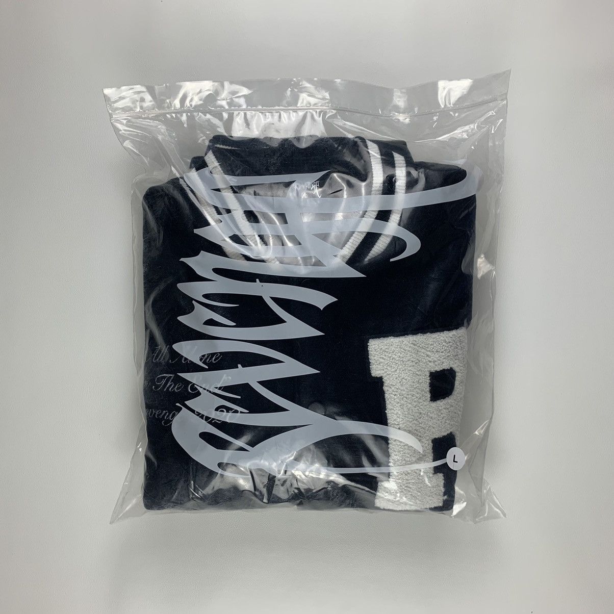 Revenge Revenge Black Varsity Jacket Embroidered | Grailed