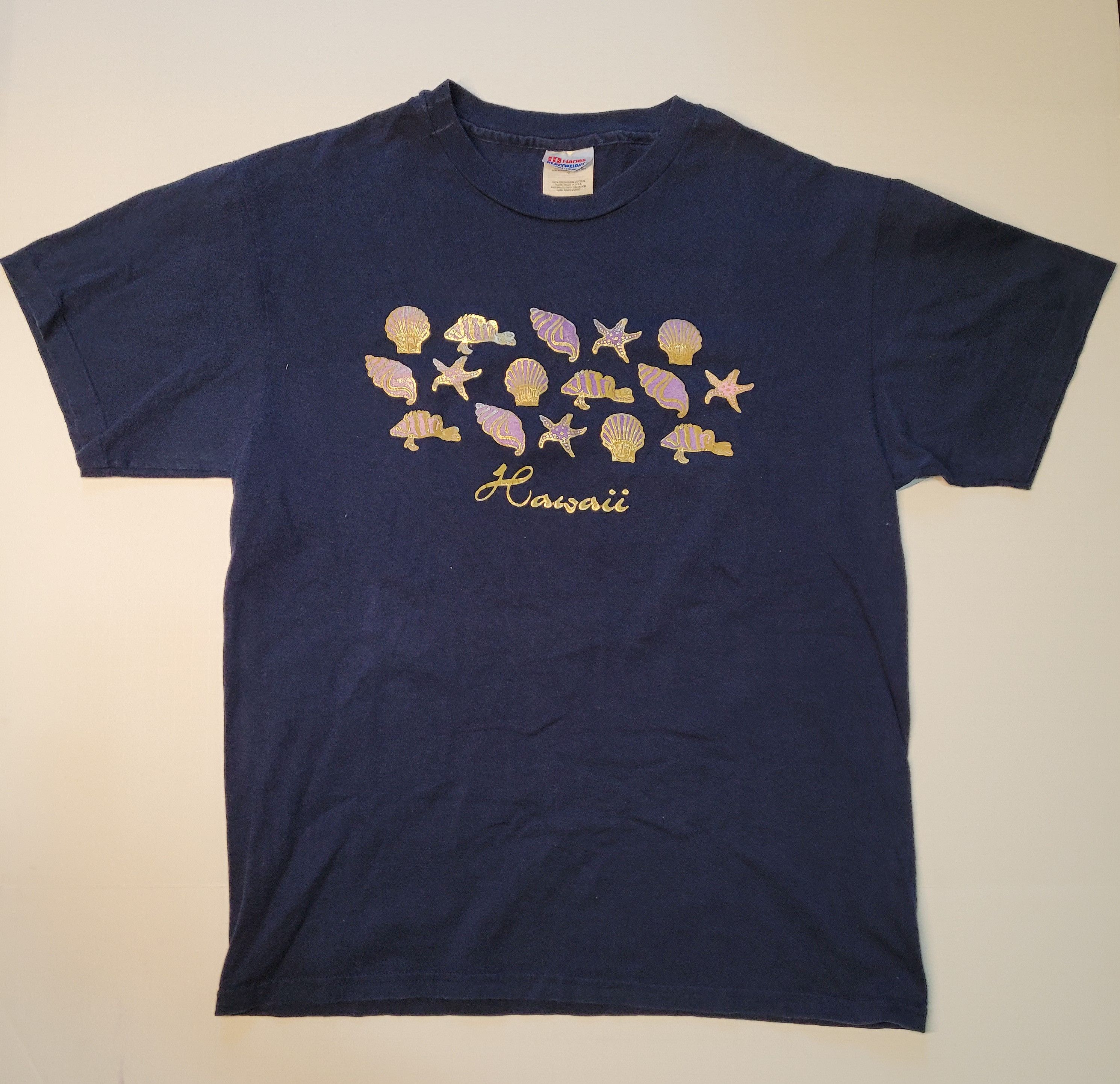 Hanes × Vintage Vintage Hawaii Hanes Sea Shells Single Stitch | Grailed