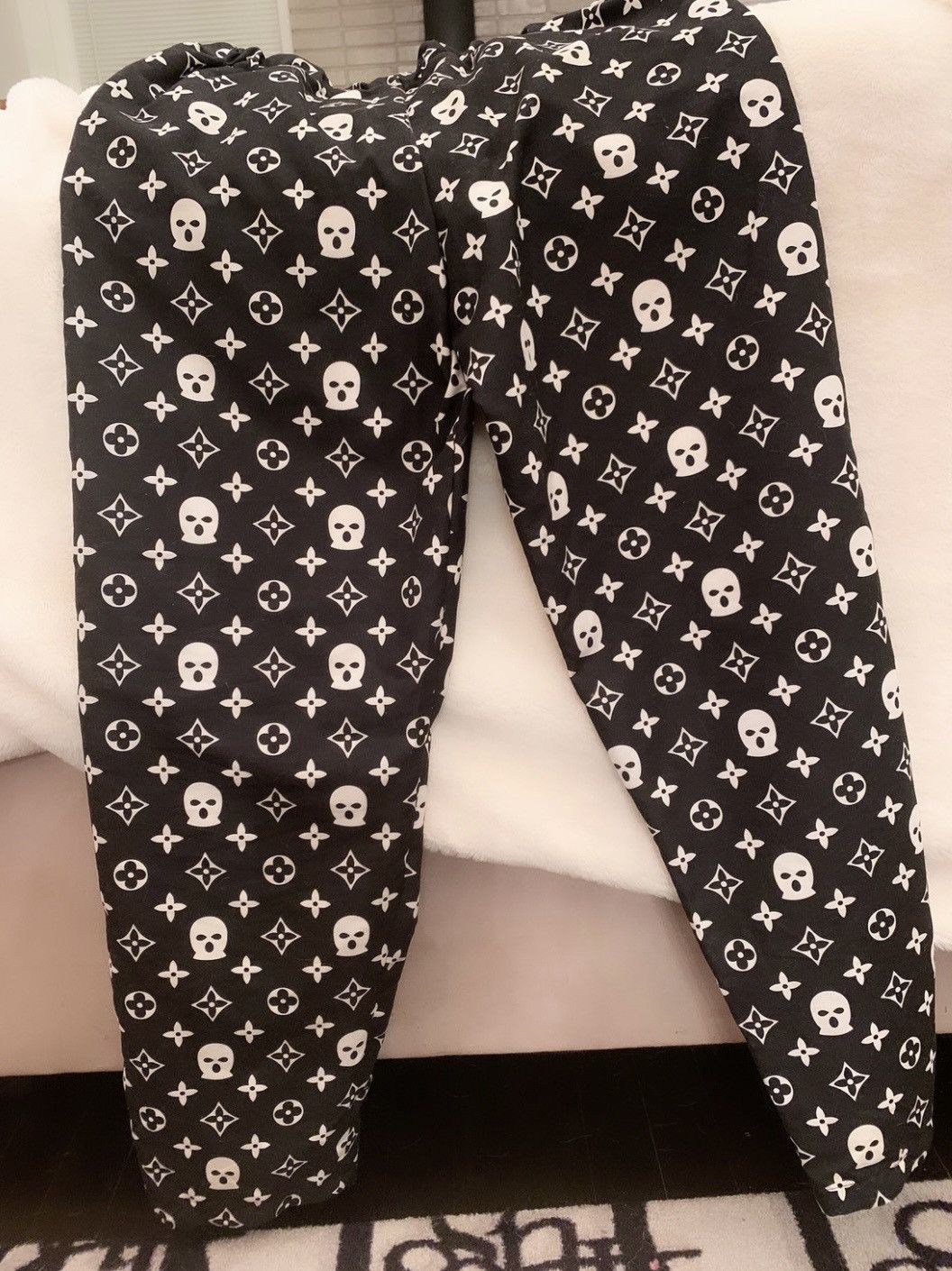 Custom Tsuwoop LV ski mask pants | Grailed