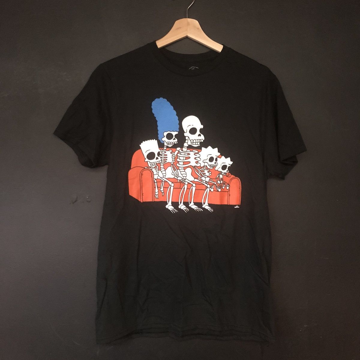 The Simpsons The Simpsons Skeleton Family Couch T-Shirt | Grailed