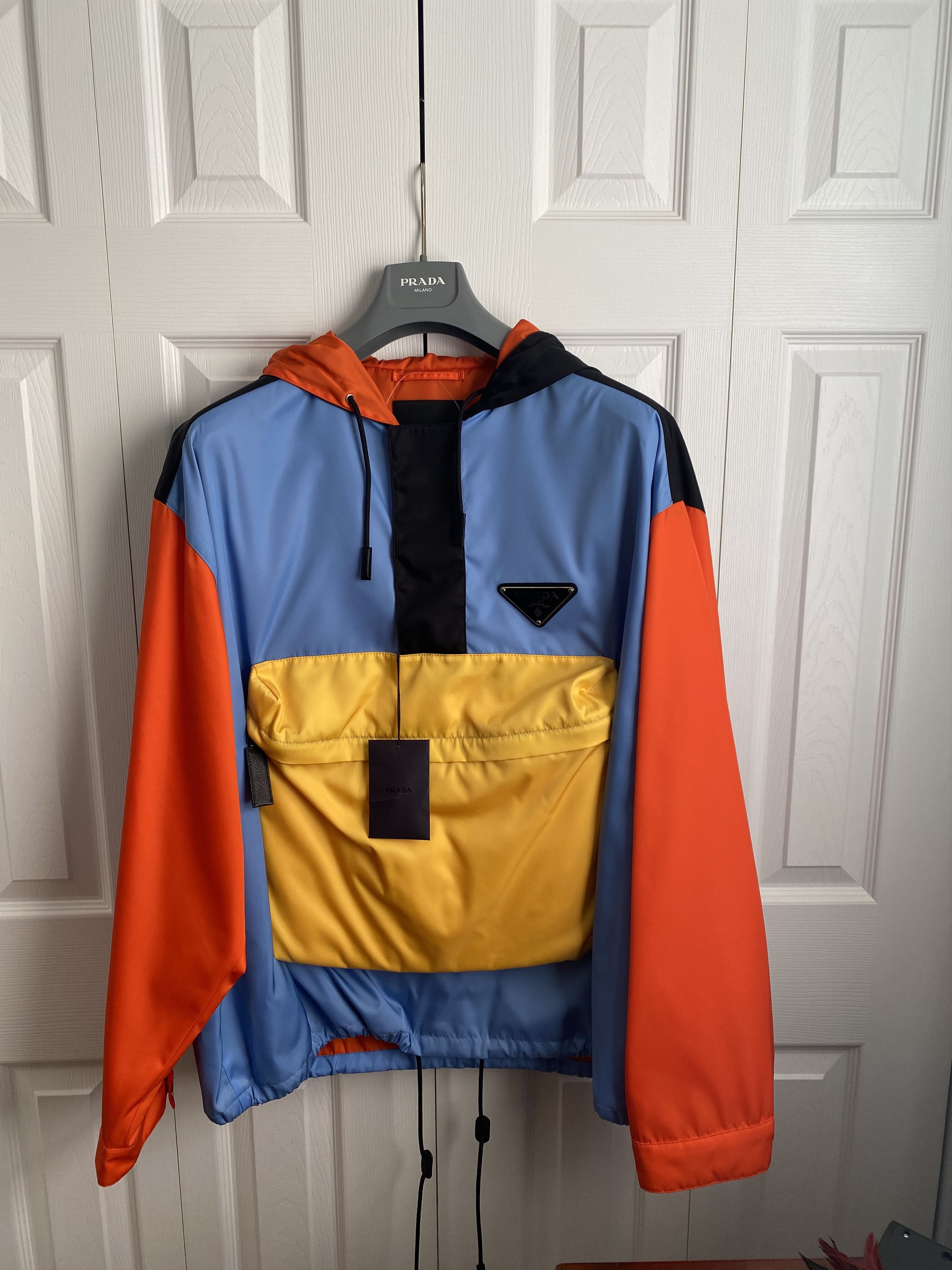 Prada Prada Colorblock Anorak Nylon Hooded Jacket Runway | Grailed