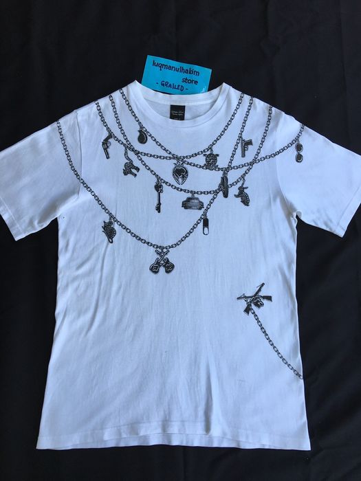 Number (N)ine Number Nine Chain Necklace Skulls Rare Design Tee | Grailed