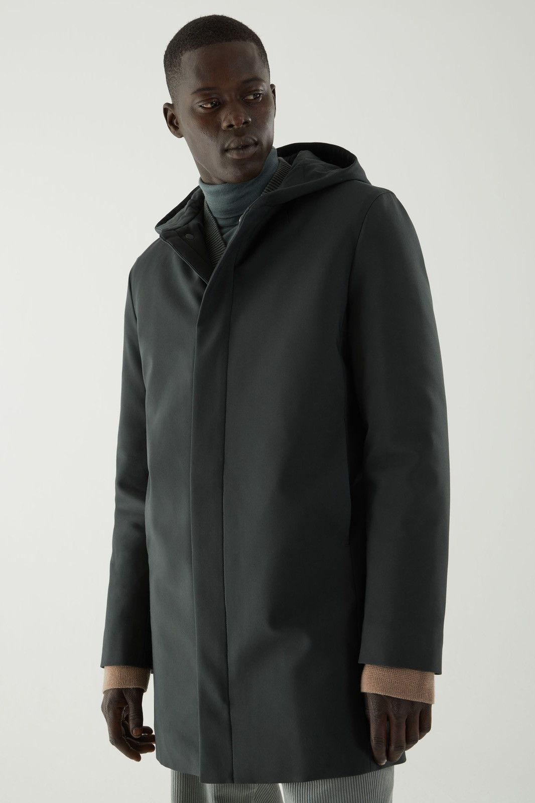 Cos COS Padded Parka in Dark Green | Grailed