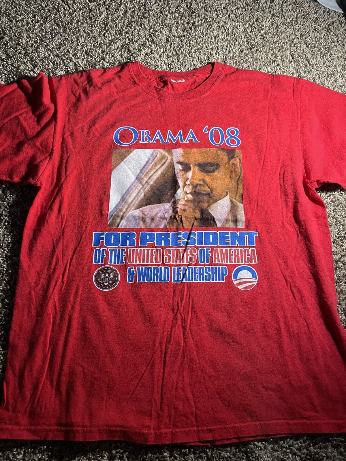 Anvil × Vintage Vintage 2008 Obama T-Shirt | Grailed